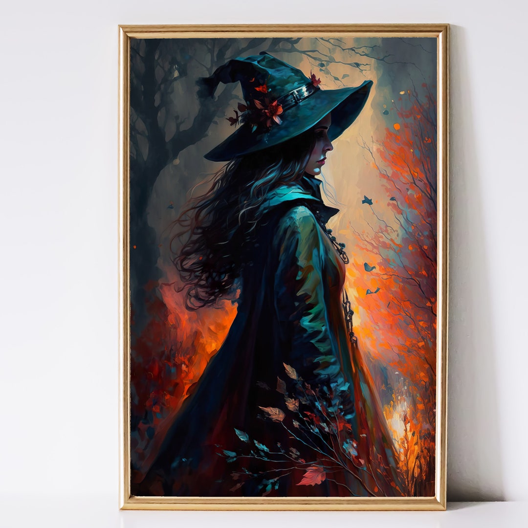Witch Art, Fantasy Art, Mythical Art, Magical Art, Digital Download ...