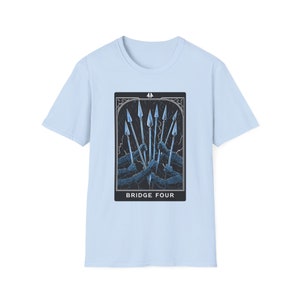 Bridge Four T-shirt, Stormlight Archive Inspired, Multiple Color and ...