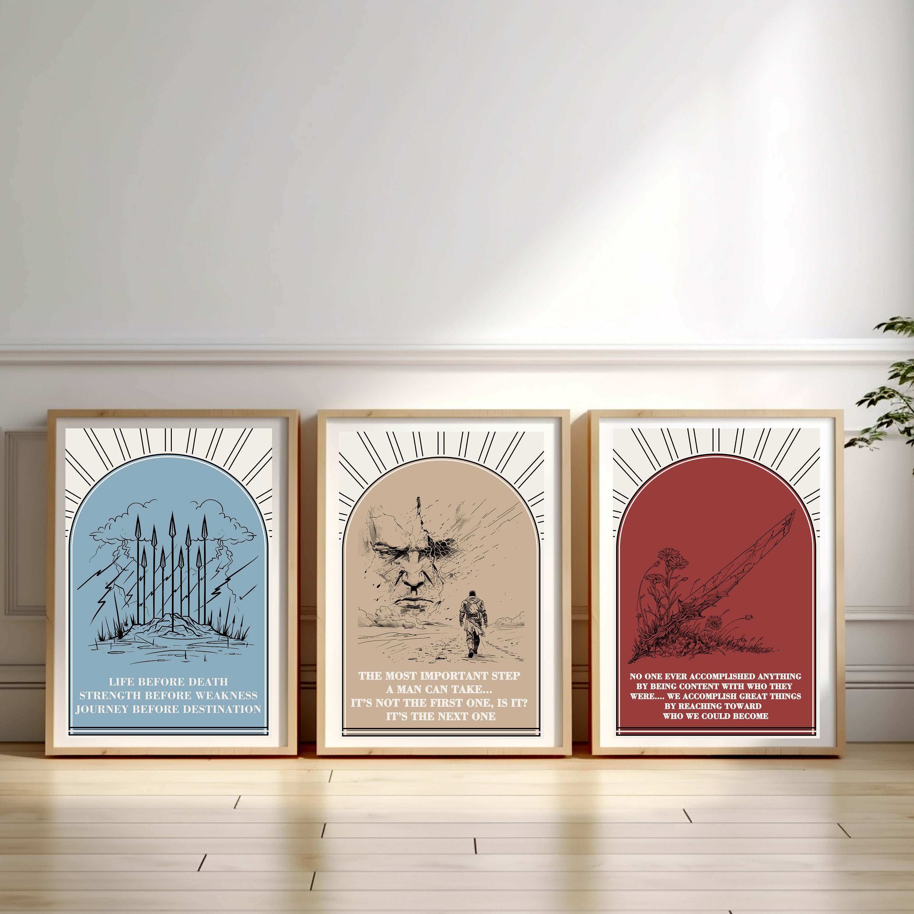 Stormlight Archive Inspired Set of 3 Bundle, Books and Reading Art ...