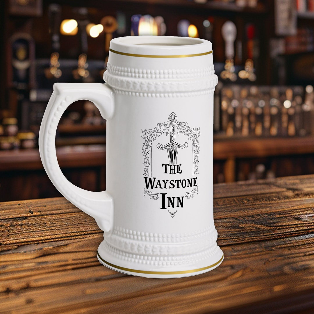 The Waystone Inn 22oz Beer Mug, the Kingkiller Chronicle Inspired, Name ...