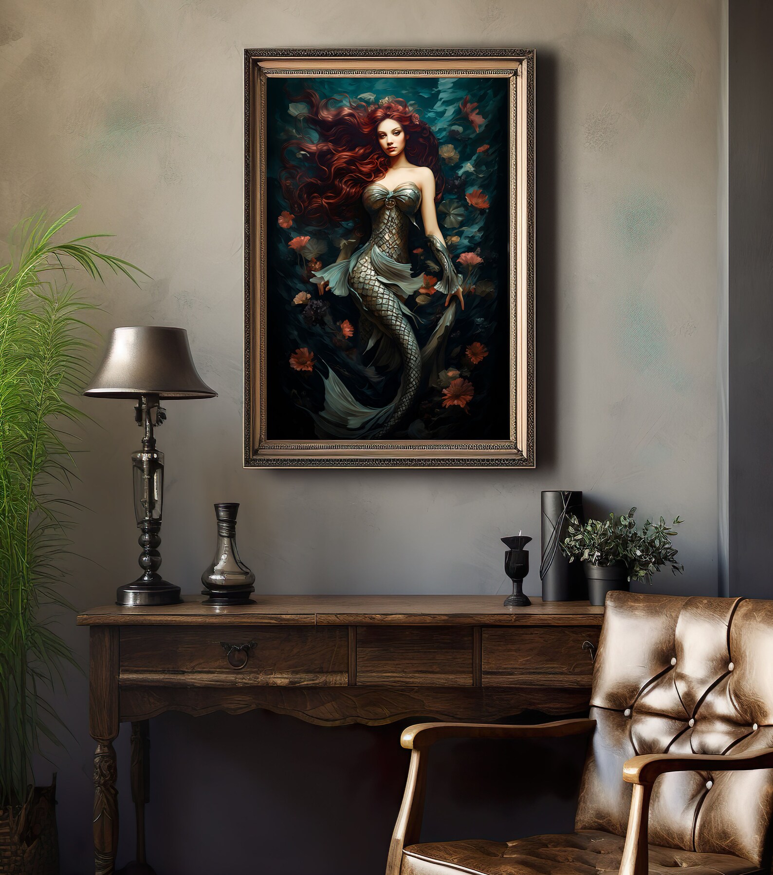 Mermaid Art, Enchanted Forest Art, Fantasy Art, Mythical Art, Magical ...