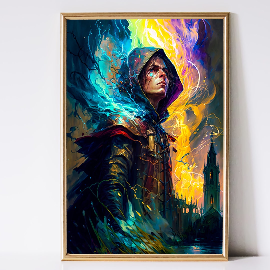 Sorcerer Art, Fantasy Art, Mythical Art, Magical Art, Digital Download ...