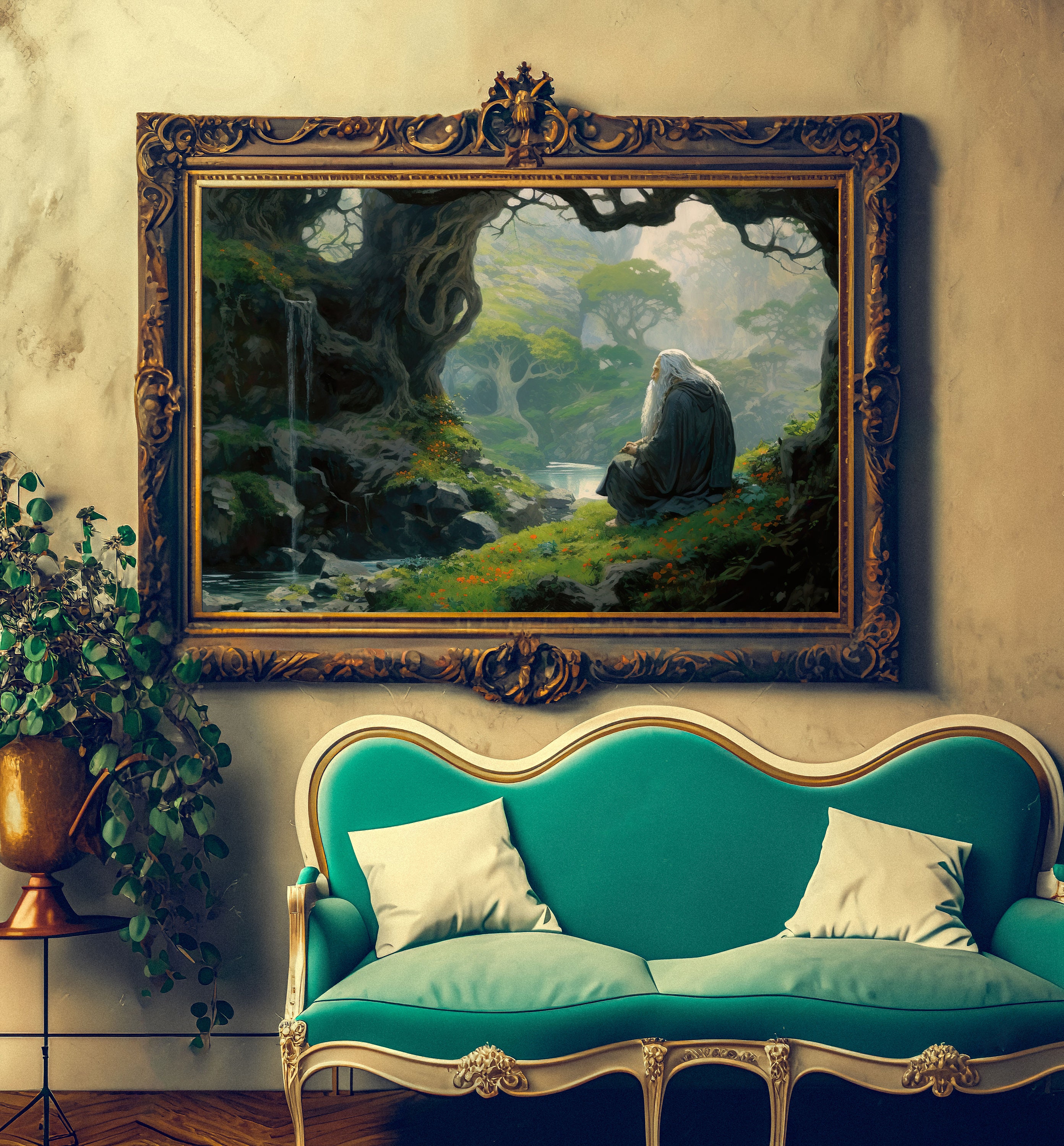 Wizard Art Fantasy Art Mythical Art Magical Art Digital - Etsy