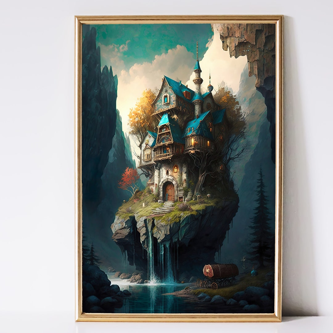Castle Art, Fantasy Art, Mythical Art, Magical Art, Fantasy Landscape ...