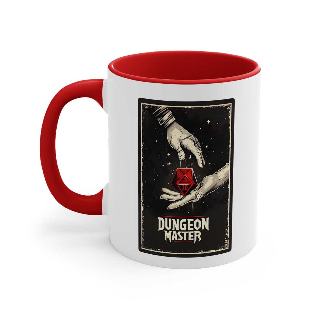 Dungeon Master 11oz Coffee Mug, DND Character Class Mug, Minimal Tarot ...