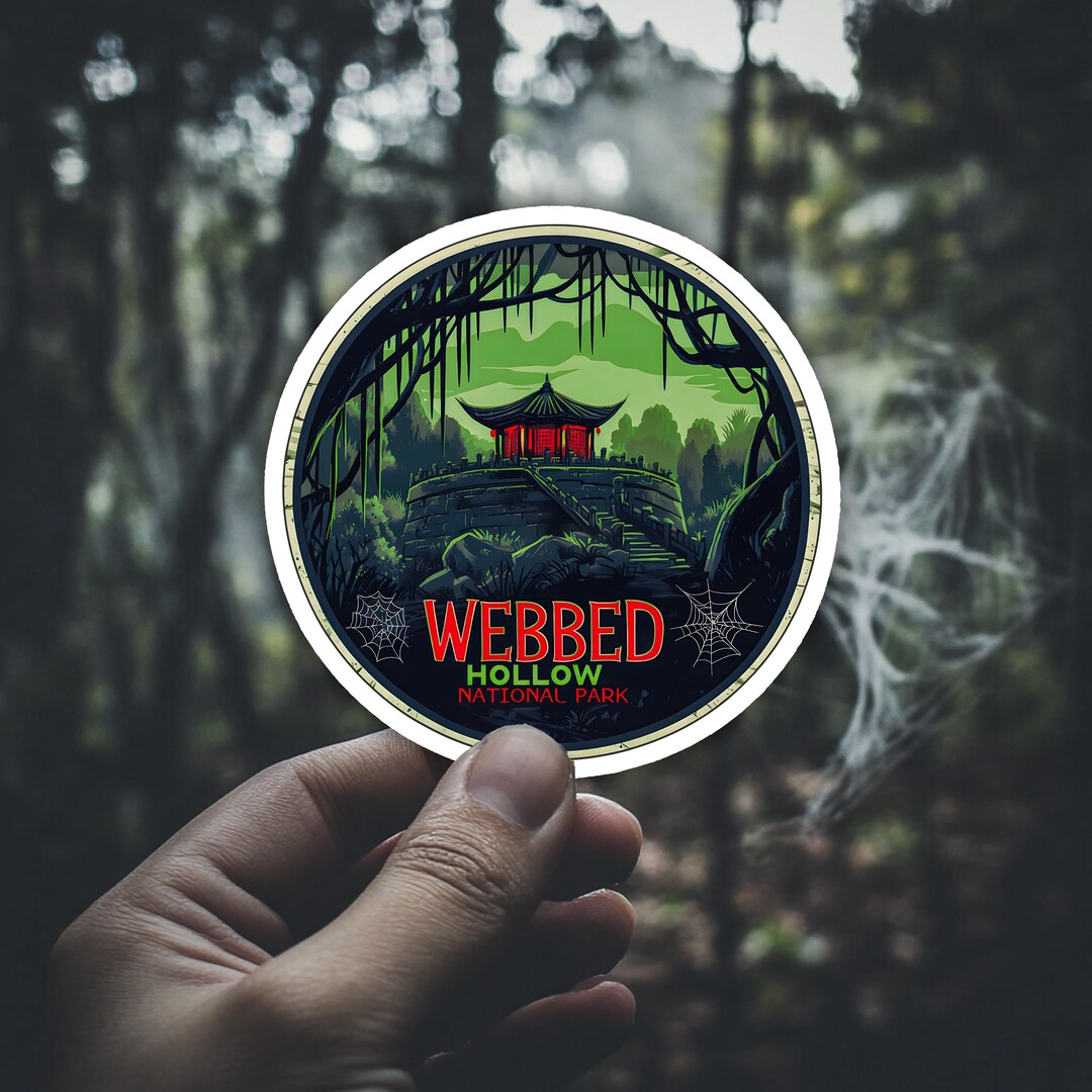 Webbed Hollow National Park Sticker Waterproof Vinyl Sticker Black Myth ...