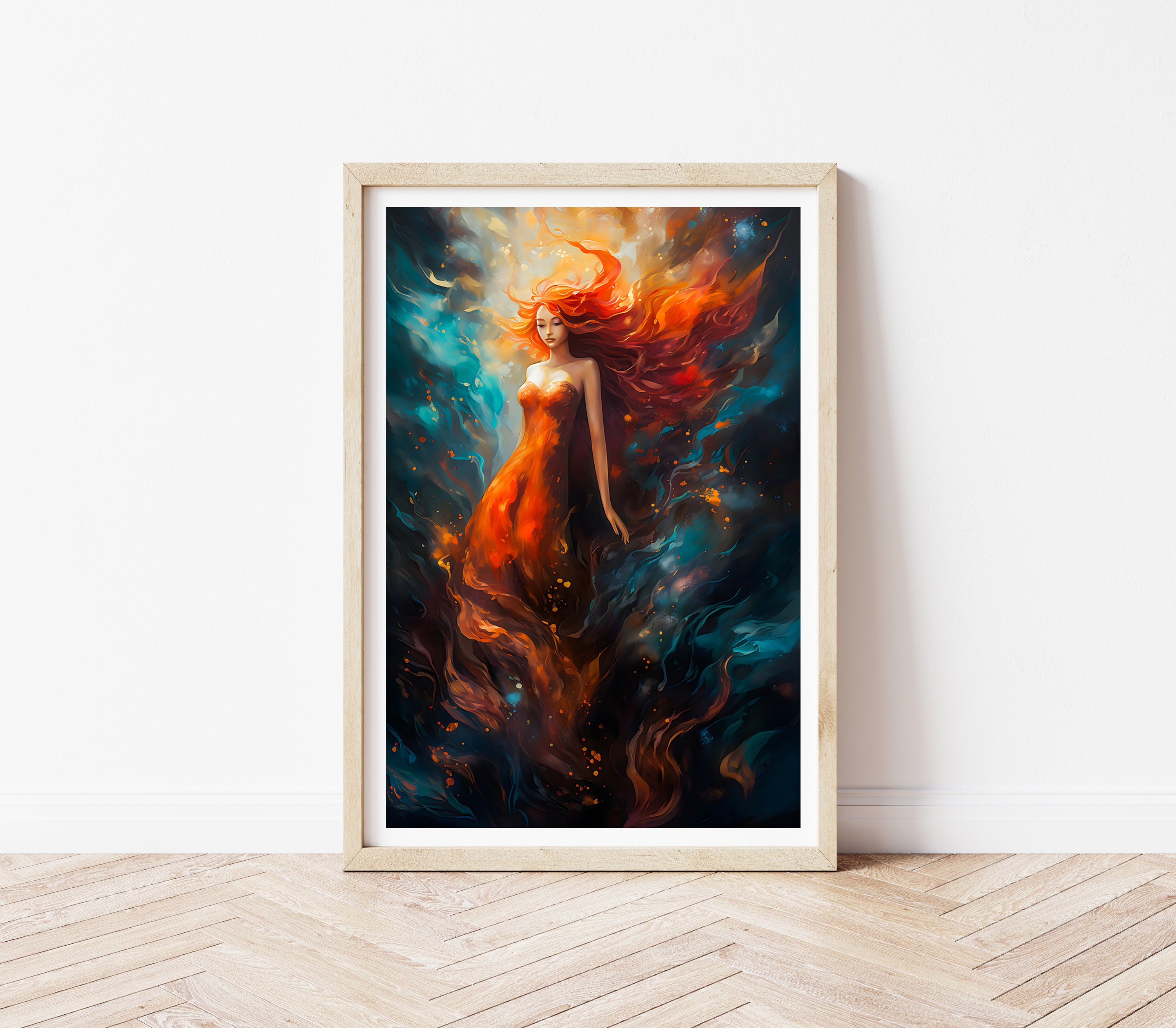 Mermaid Art Enchanted Forest Art Fantasy Art Mythical Art - Etsy