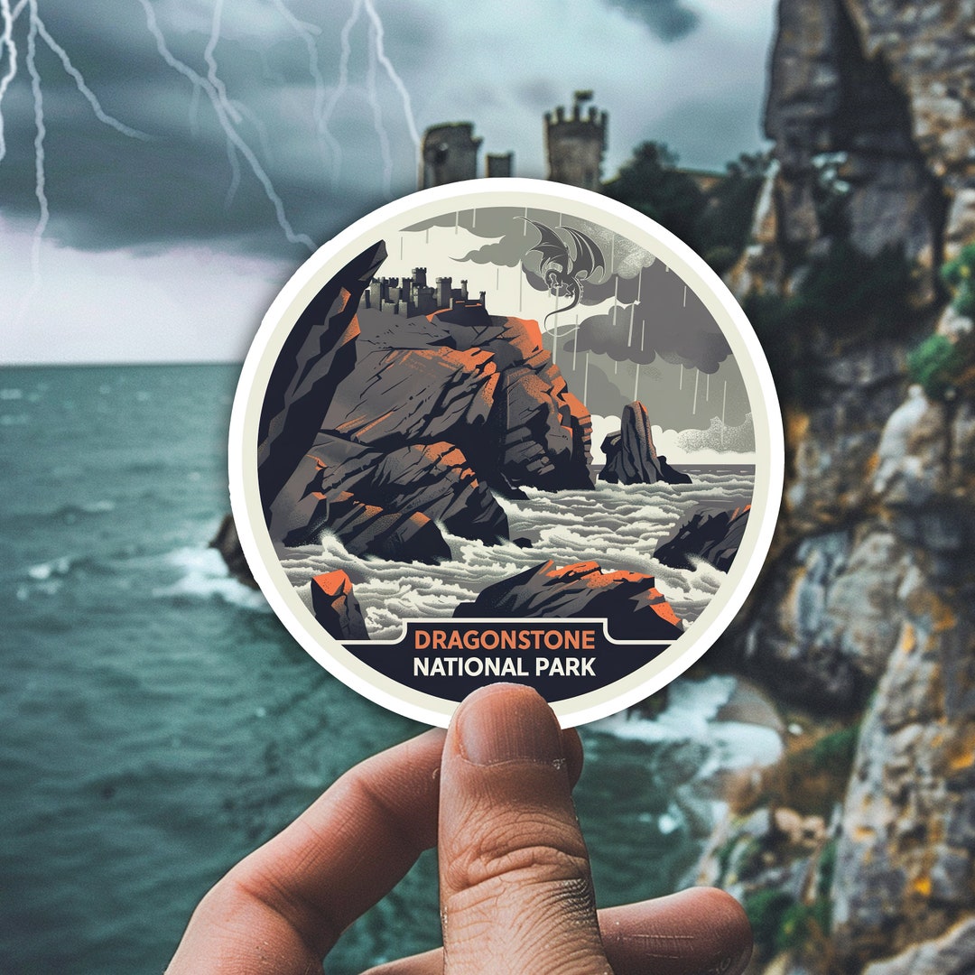 Dragonstone National Park Sticker Waterproof Vinyl Sticker House of ...