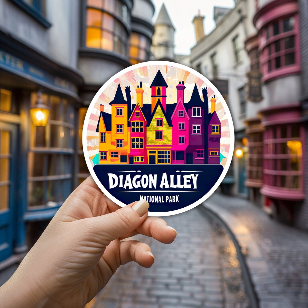 Diagon Alley National Park Sticker Waterproof Vinyl Sticker Wizarding ...