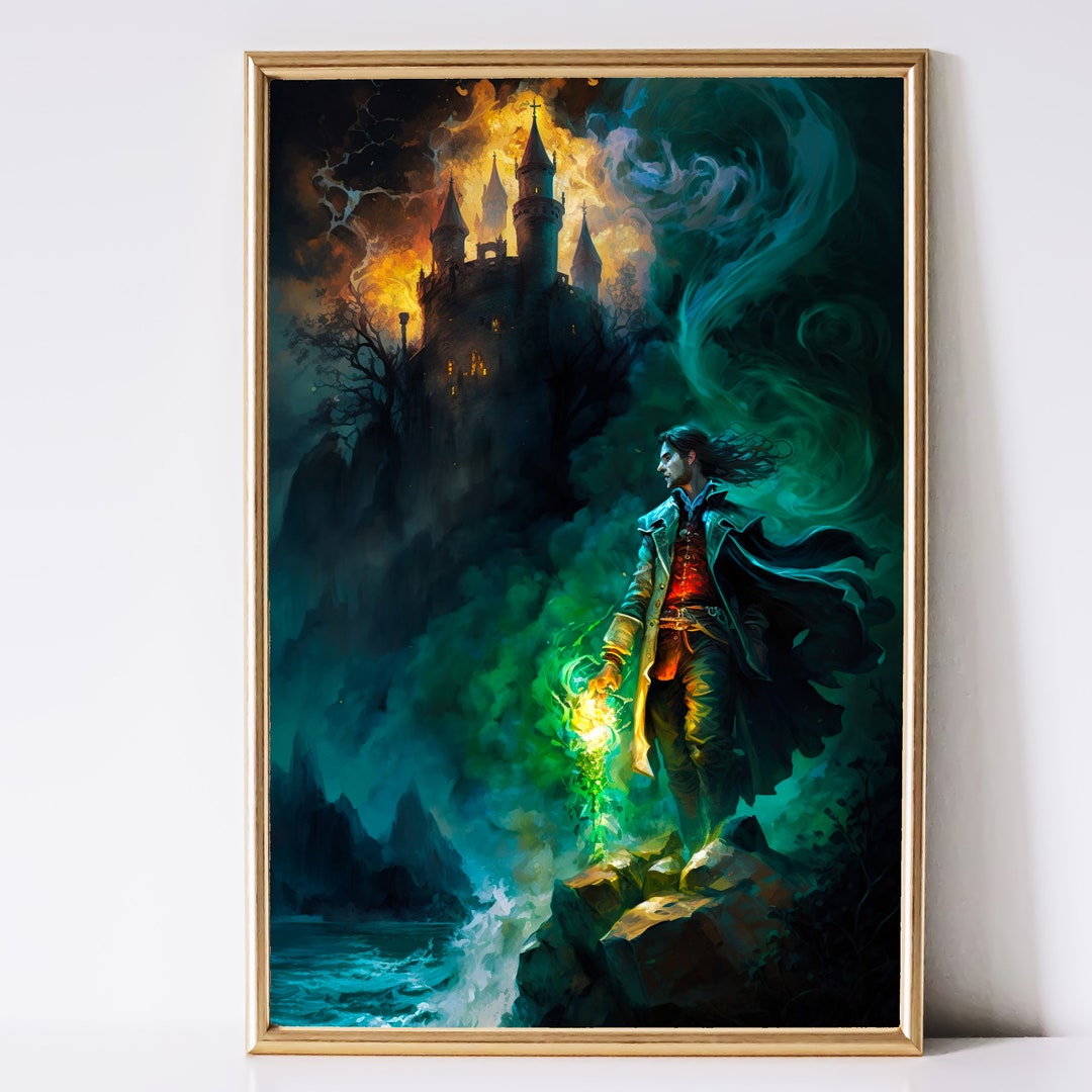 Sorcerer Art, Fantasy Art, Mythical Art, Magical Art, Digital Download ...