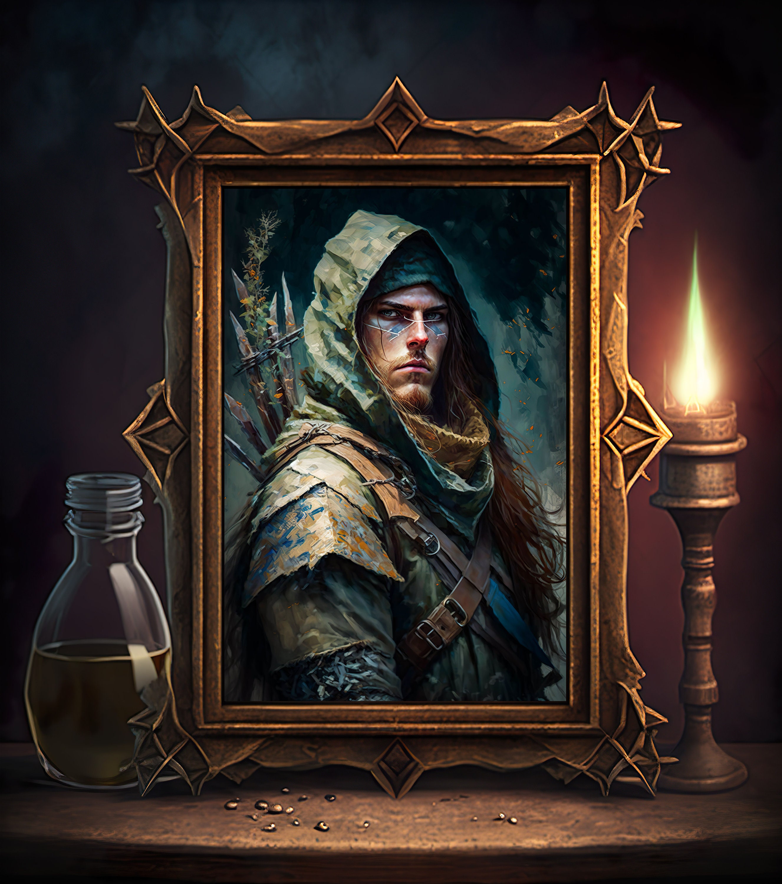 Ranger Art Fantasy Art Mythical Art Magical Art Digital - Etsy