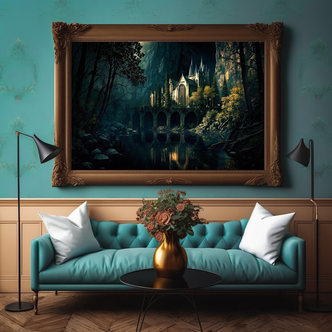 Elven City Art, Fantasy Art, Mythical Art, Magical Art, Fantasy ...