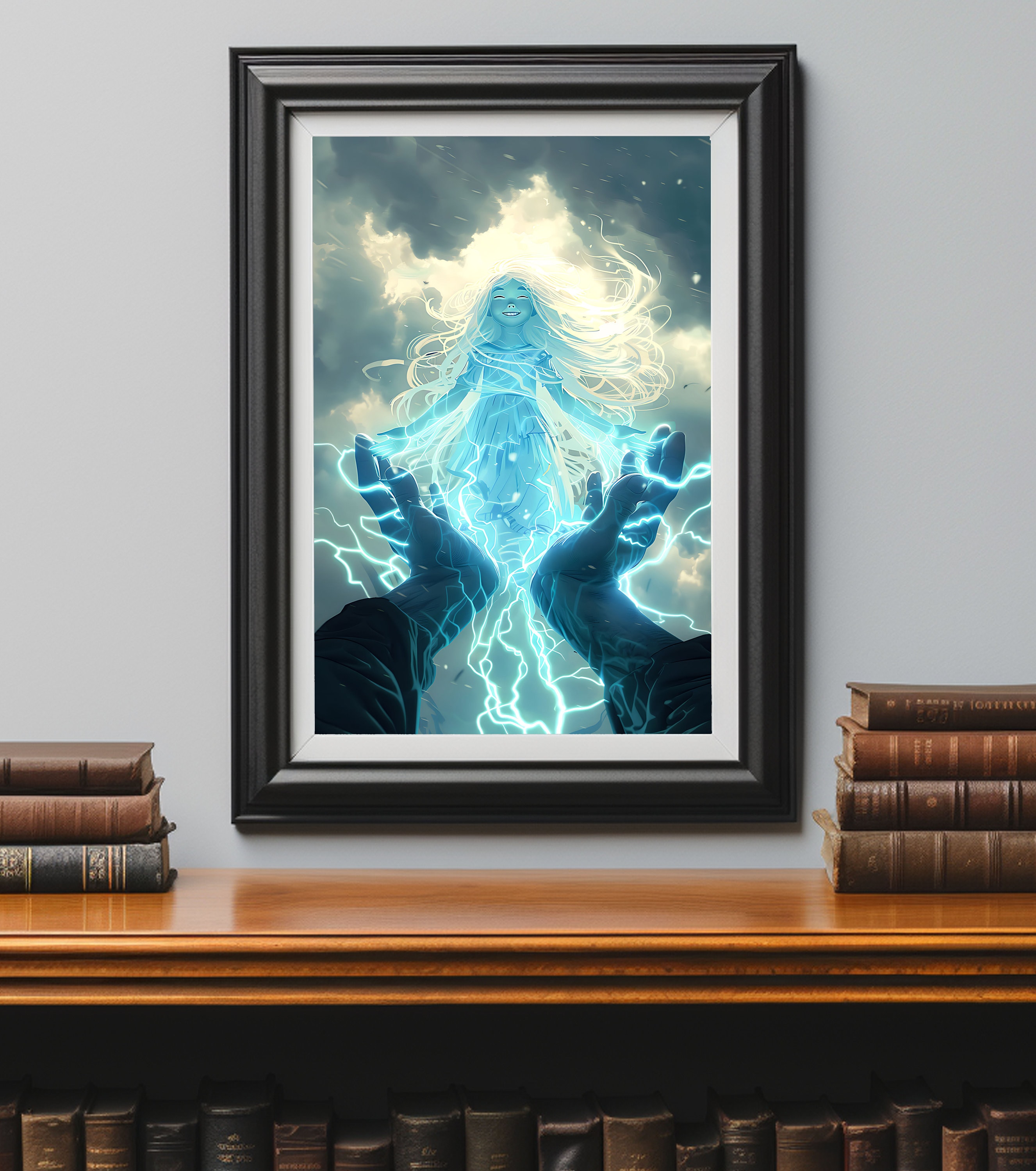 Syl Stormlight Archive Inspired Art, Honorspren Books and Reading Art ...