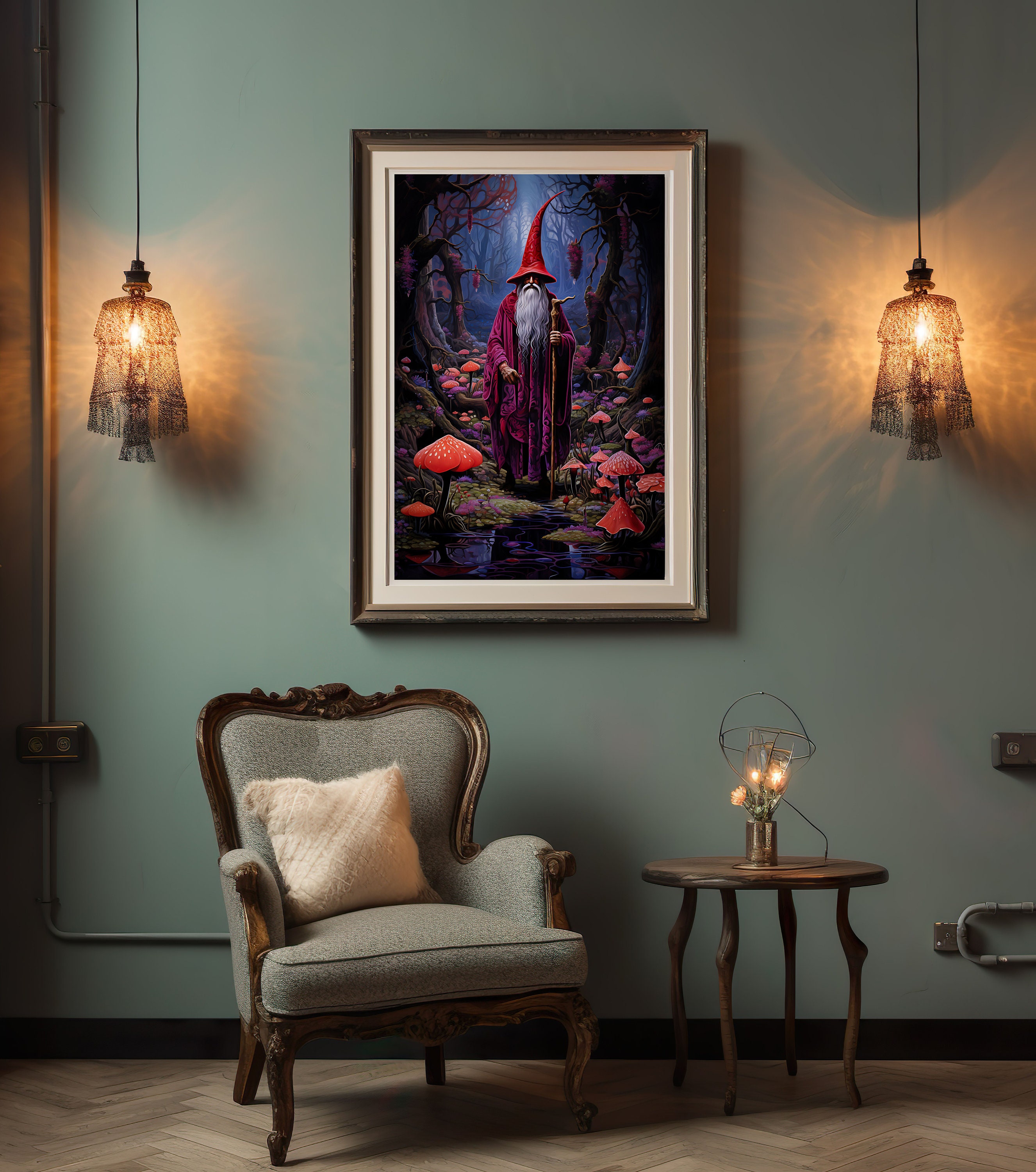 Wizard Art Fantasy Art Mythical Art Magical Art Digital - Etsy