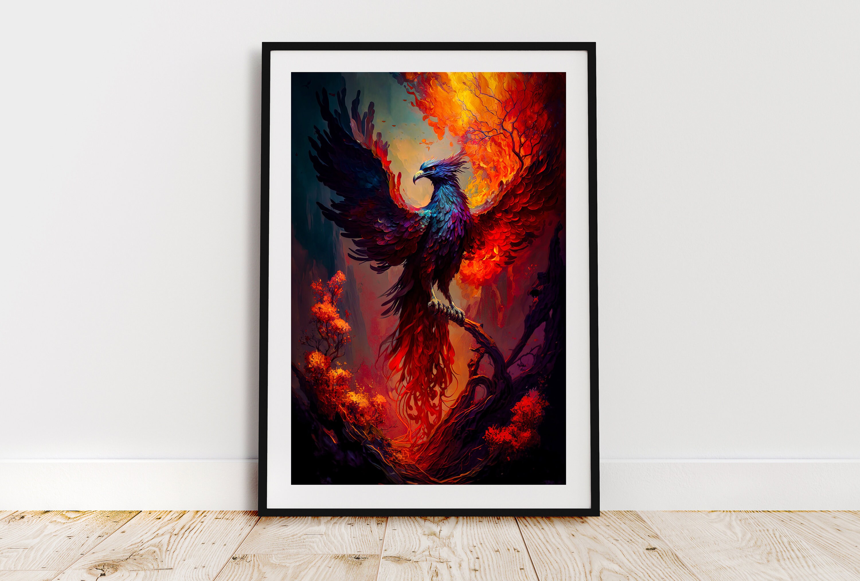 Phoenix Art Fantasy Art Mythical Art Magical Art Fantasy - Etsy