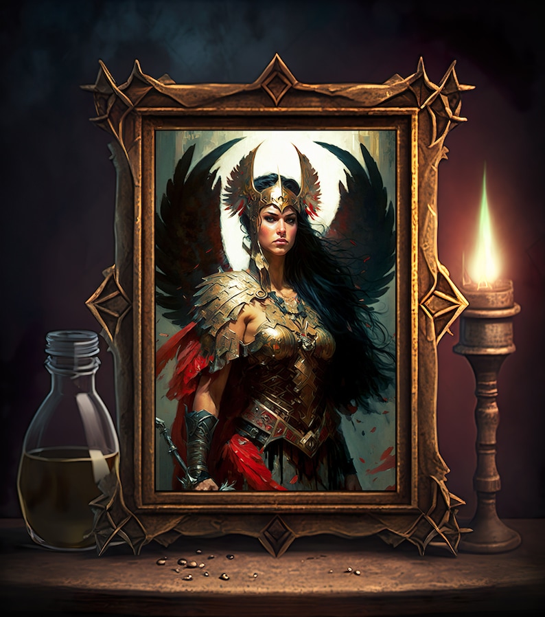 Valkyrie Art Norse Mythology Art Fantasy Art Mythical Art - Etsy