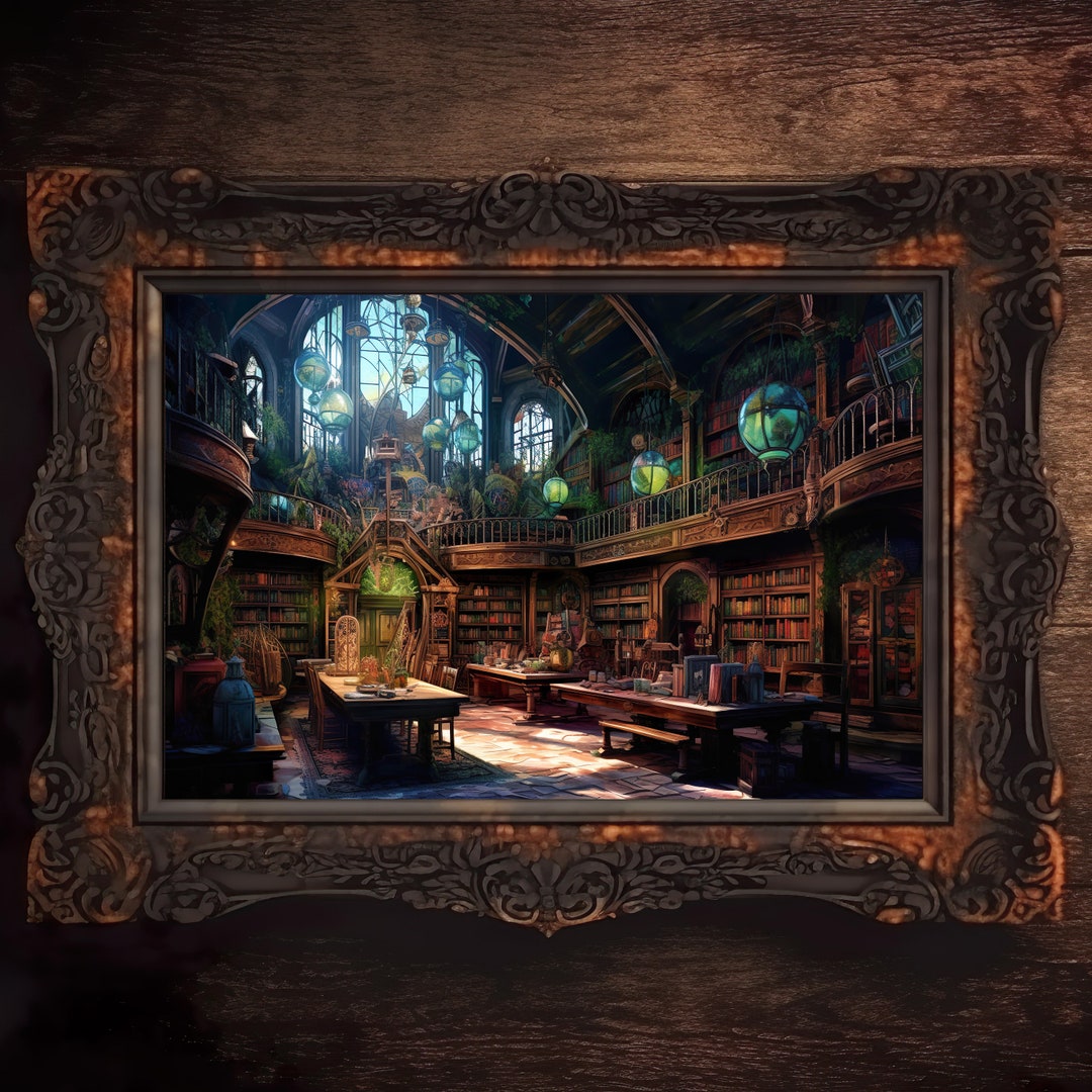 Fantasy Library Art, Books and Reading Art, Fantasy Art, Mythical Art ...
