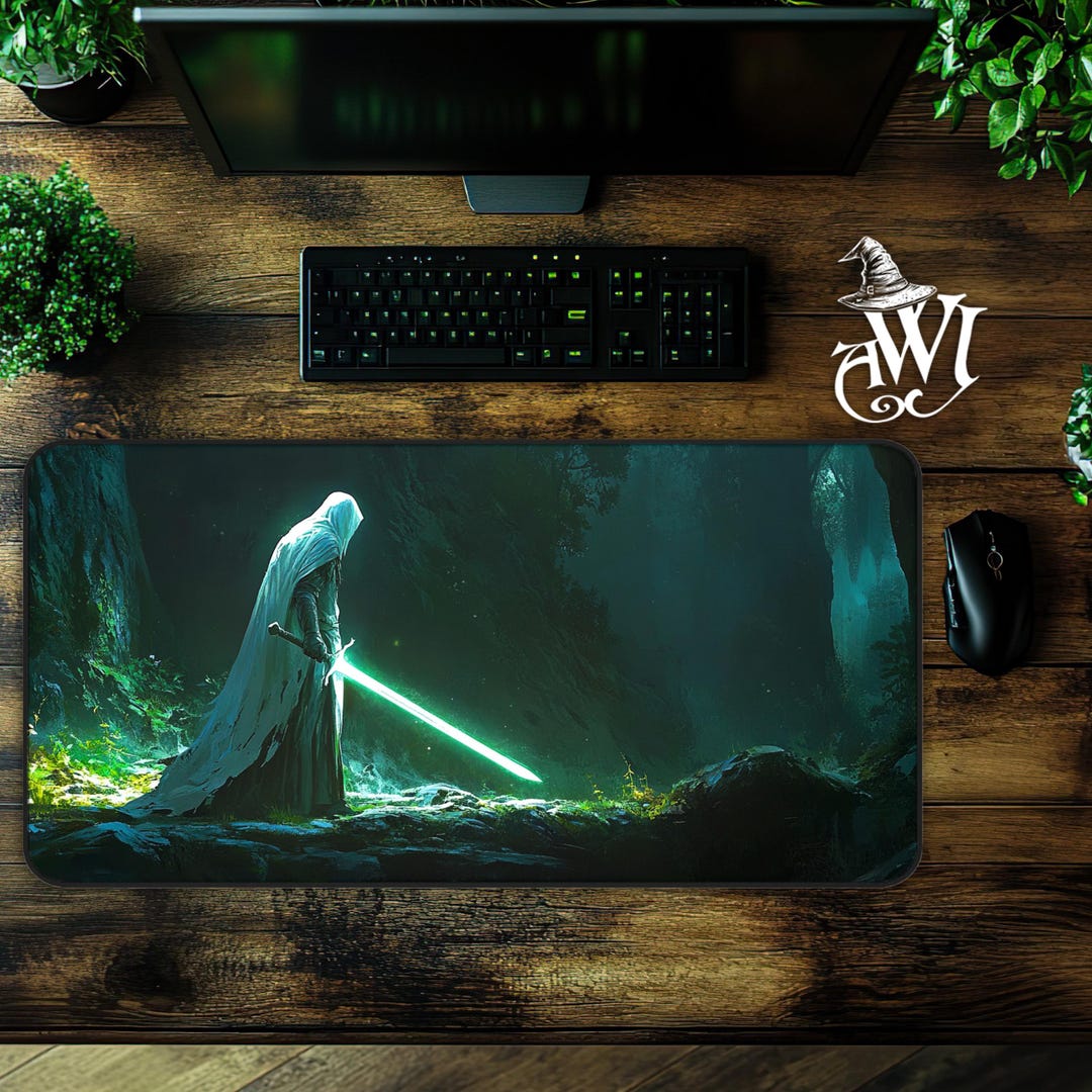 Dark Souls Sword Desk Mat Dark Paladin Knight DND Mousepad RPG Mouse ...