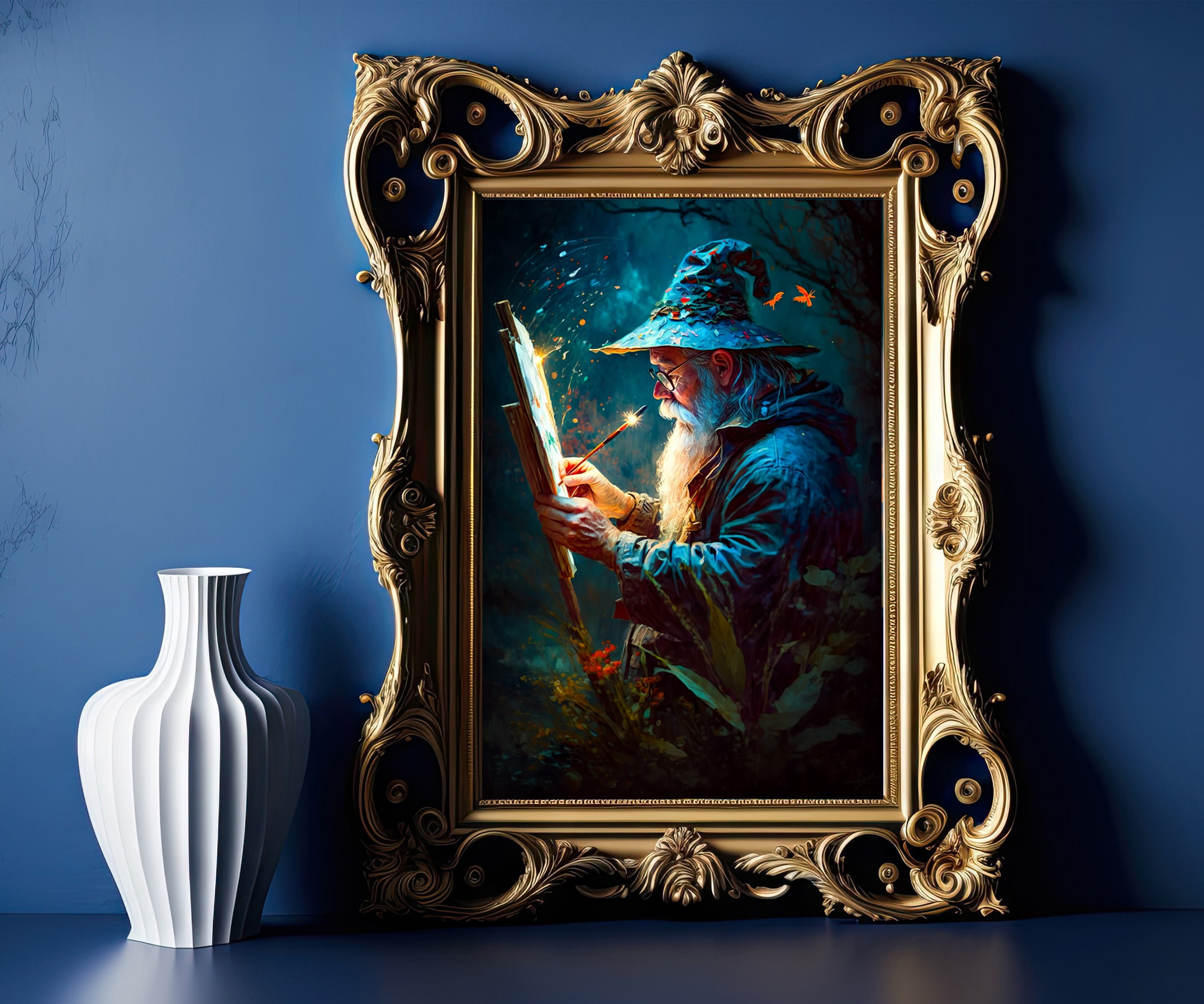 Wizard Art, Fantasy Art, Mythical Art, Magical Art, Digital Download ...