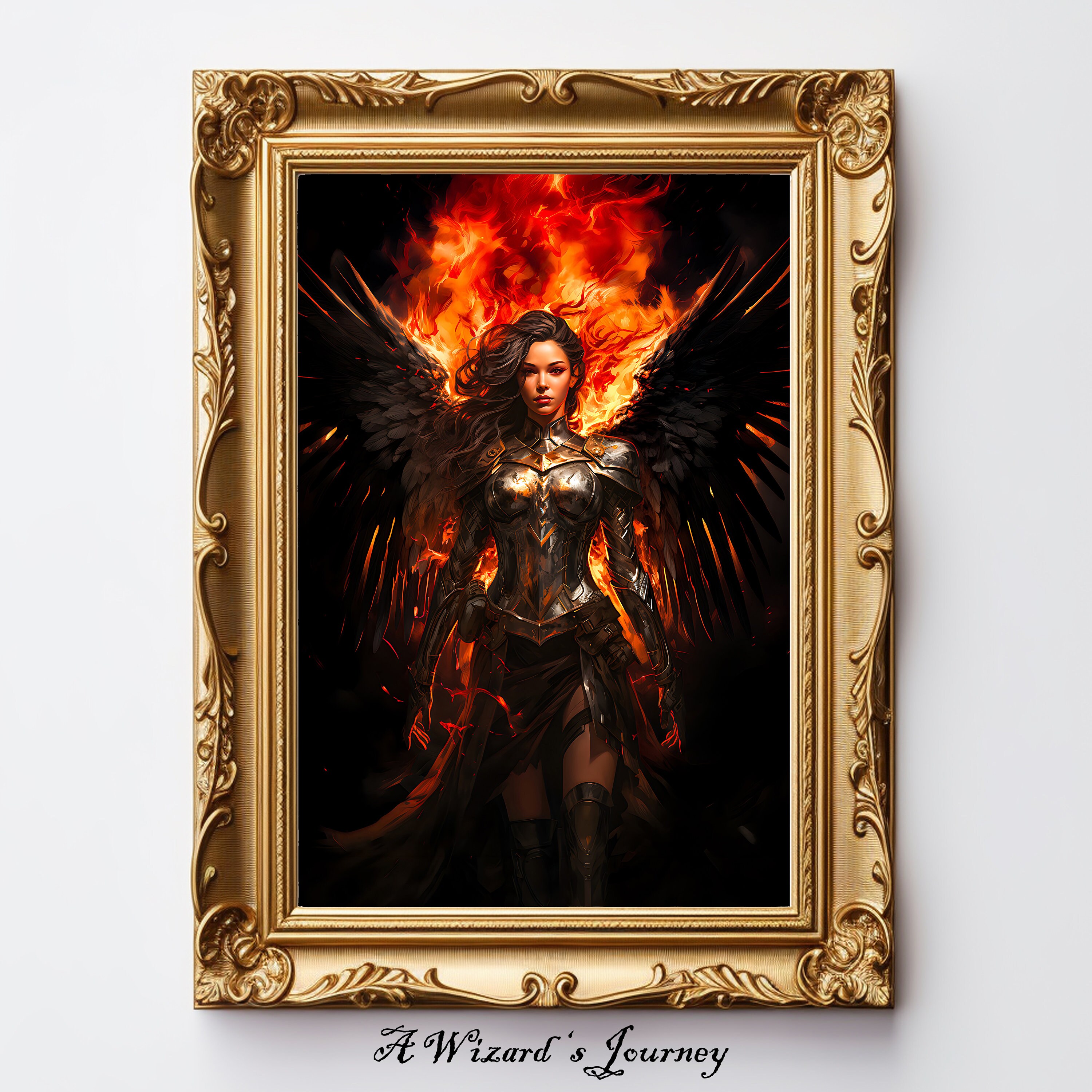 Valkyrie Art, Norse Mythology Art , Fantasy Art, Mythical Art, Magical ...