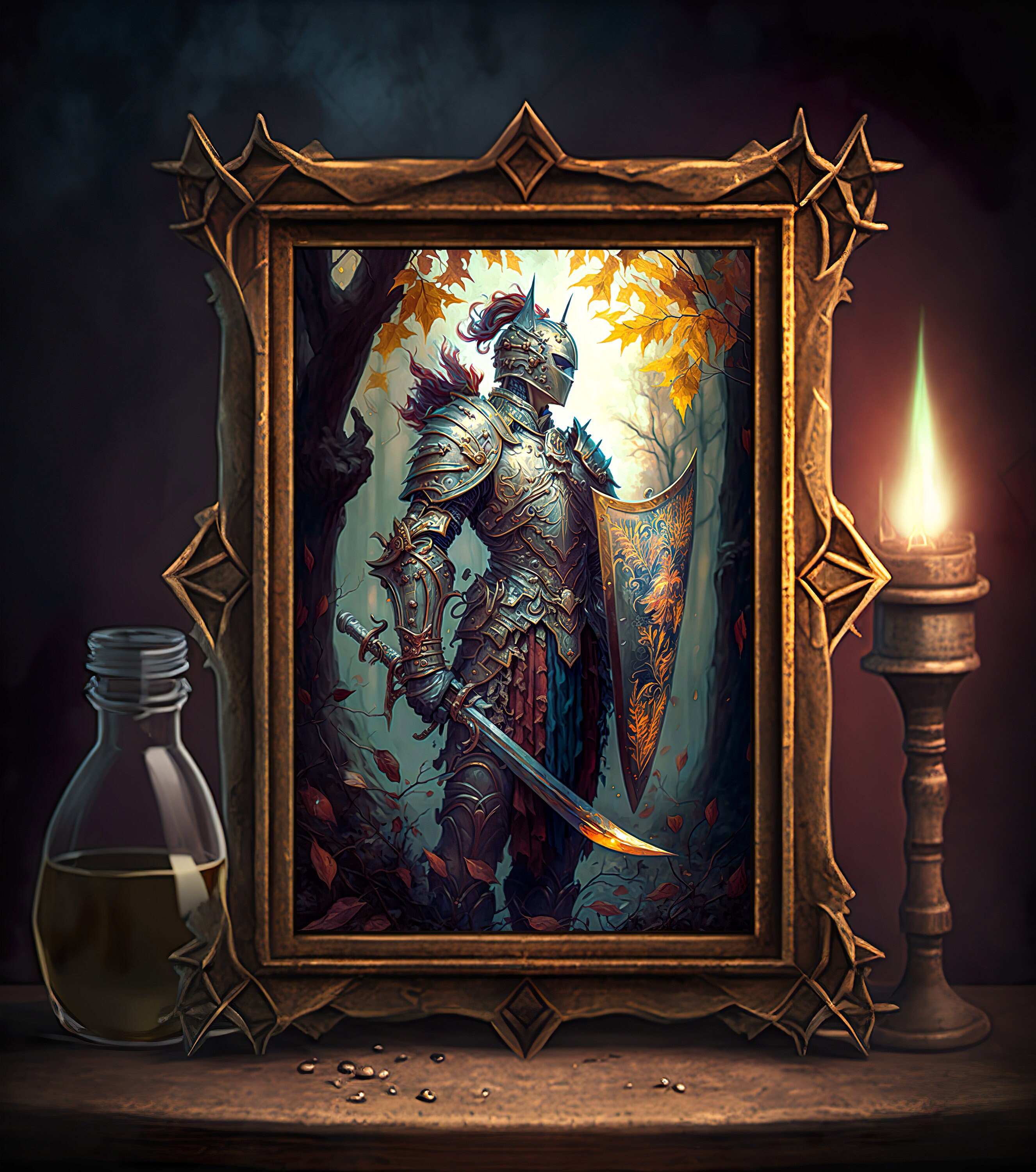 Paladin Art, Knight Art, Fantasy Art, Mythical Art, Magical Art ...