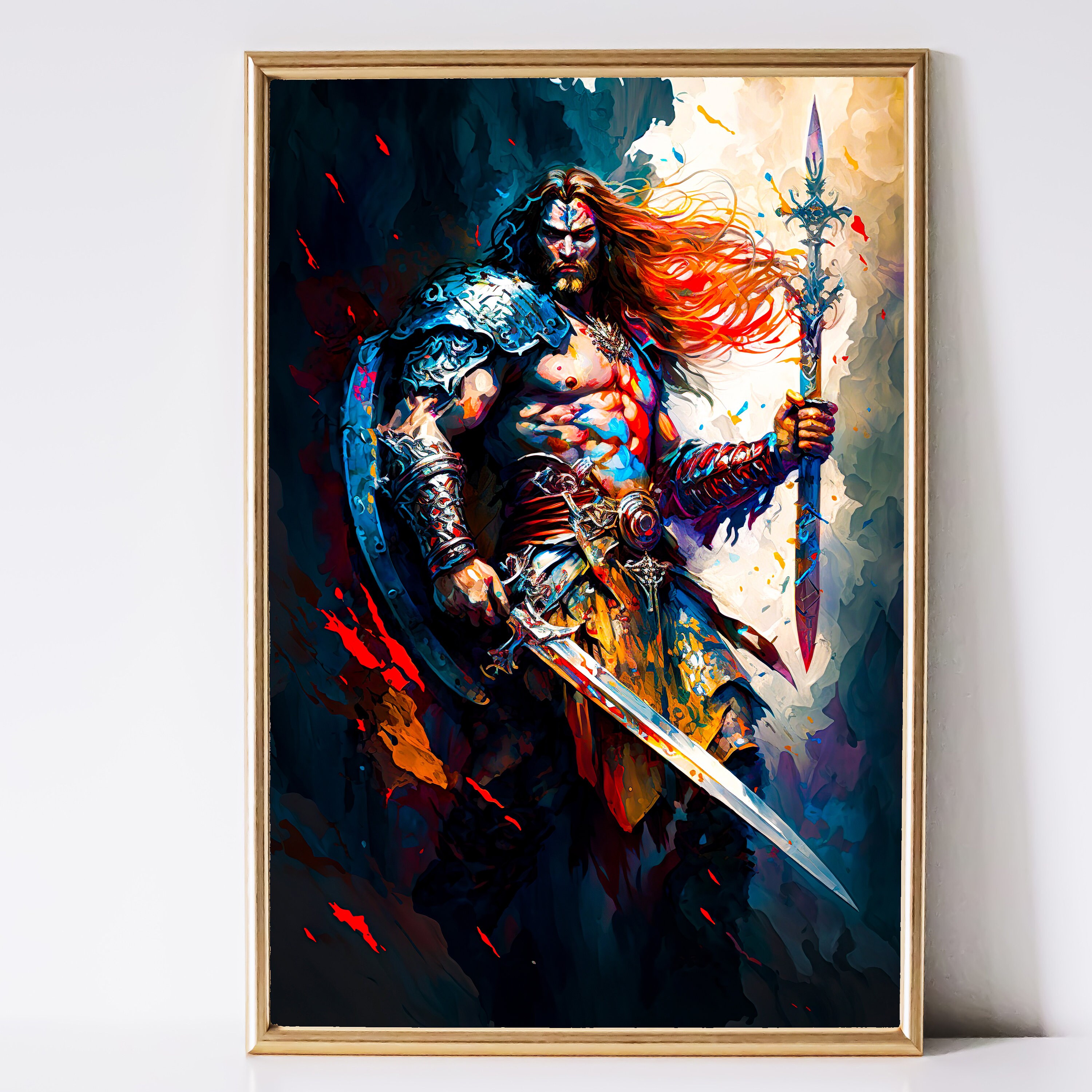 Barbarian Warrior Drawing