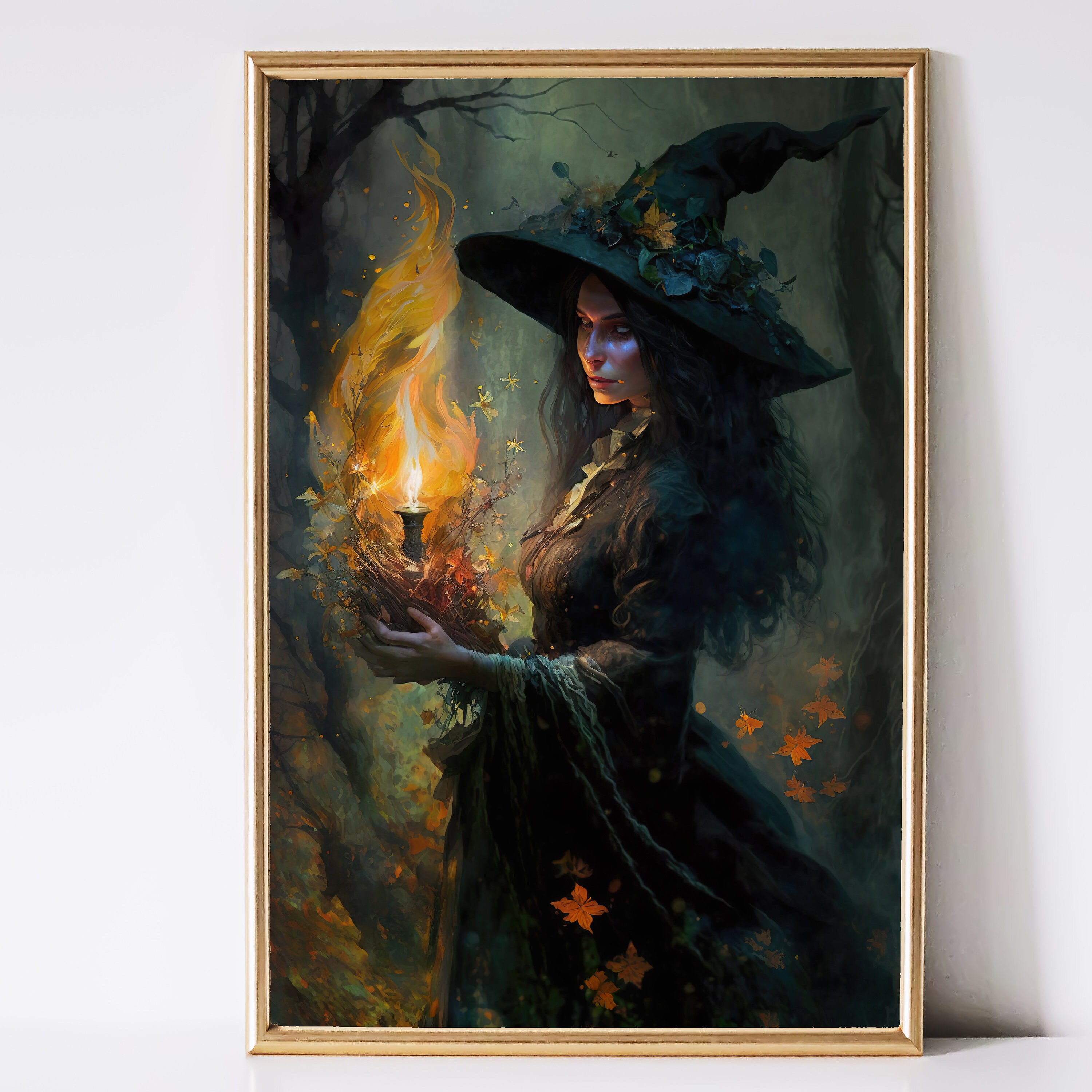 Witch Art Fantasy Art Mythical Art Magical Art Digital - Etsy