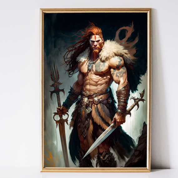 Fantasy Warrior Painting