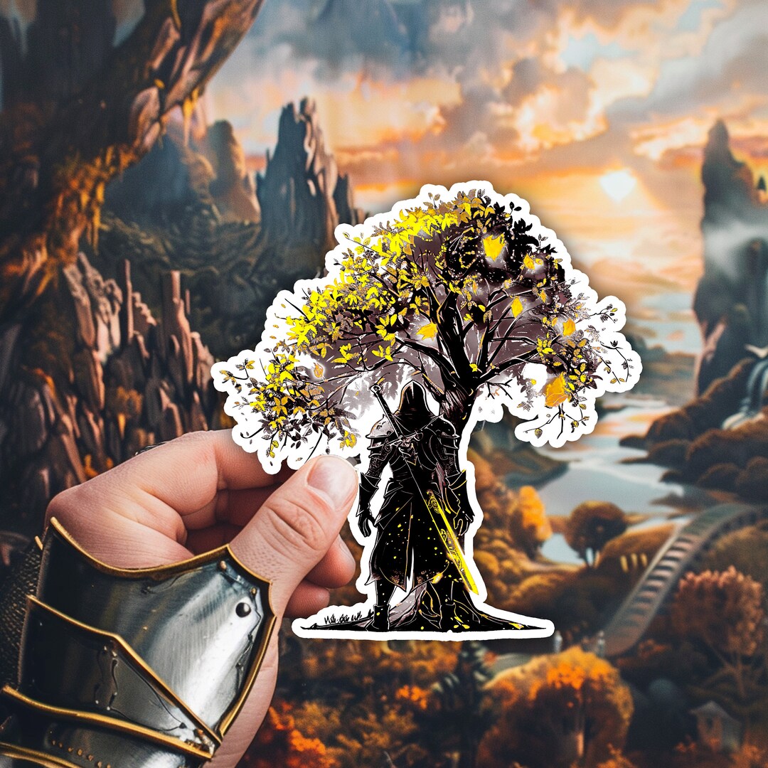The Erdtree Sticker Elden Ring Dark Souls Video Game Sticker Gaming ...