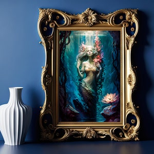 Mermaid Art, Enchanted Forest Art, Fantasy Art, Mythical Art, Magical ...