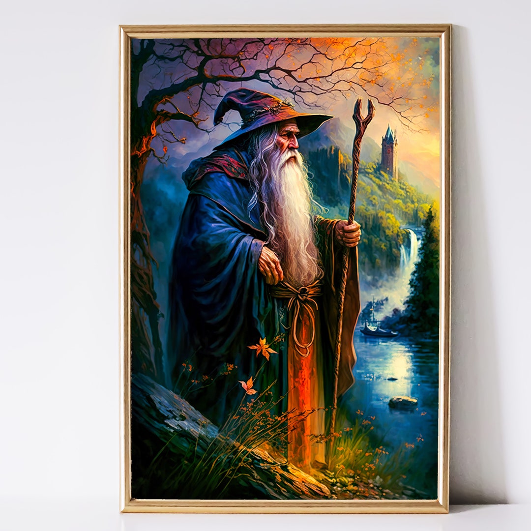 Wizard Art, Fantasy Art, Mythical Art, Magical Art, Digital Download ...