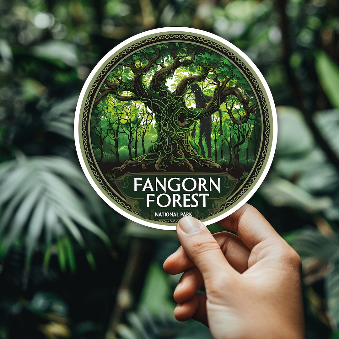 Fangorn Forest National Park Sticker Waterproof Vinyl Sticker Lord of ...