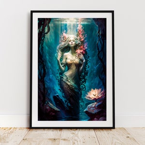 Mermaid Art, Enchanted Forest Art, Fantasy Art, Mythical Art, Magical ...