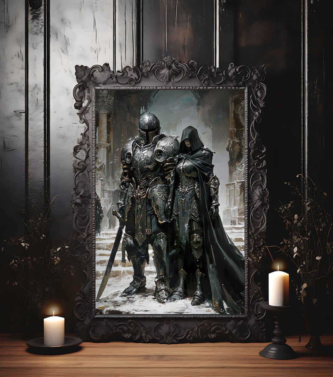 Paladin Power Couple, Fantasy Art, Mythical Art, Magical Art Digital ...