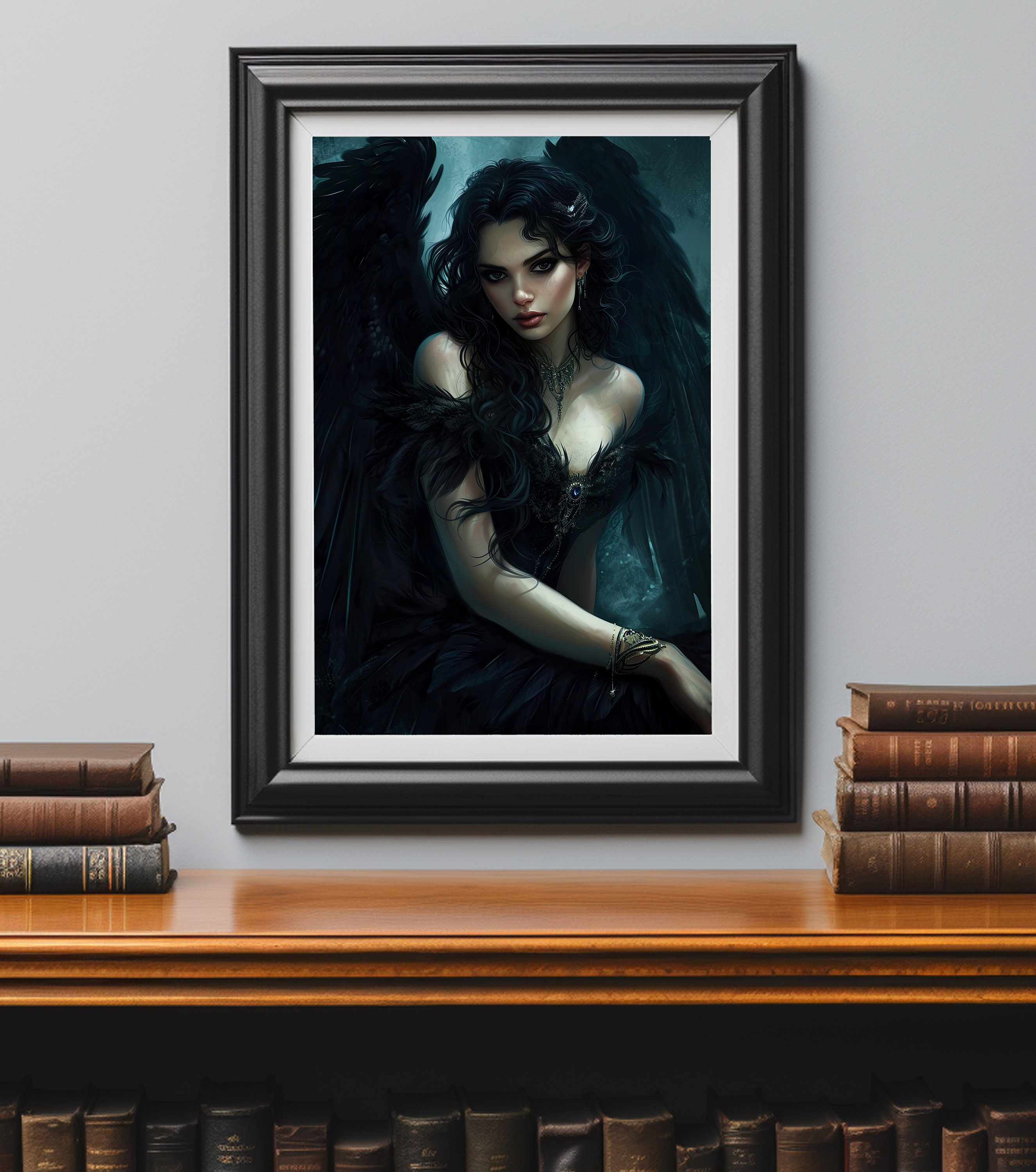 Nyx Greek Goddess of Night Art, Greek Mythology Art , Fantasy Art ...