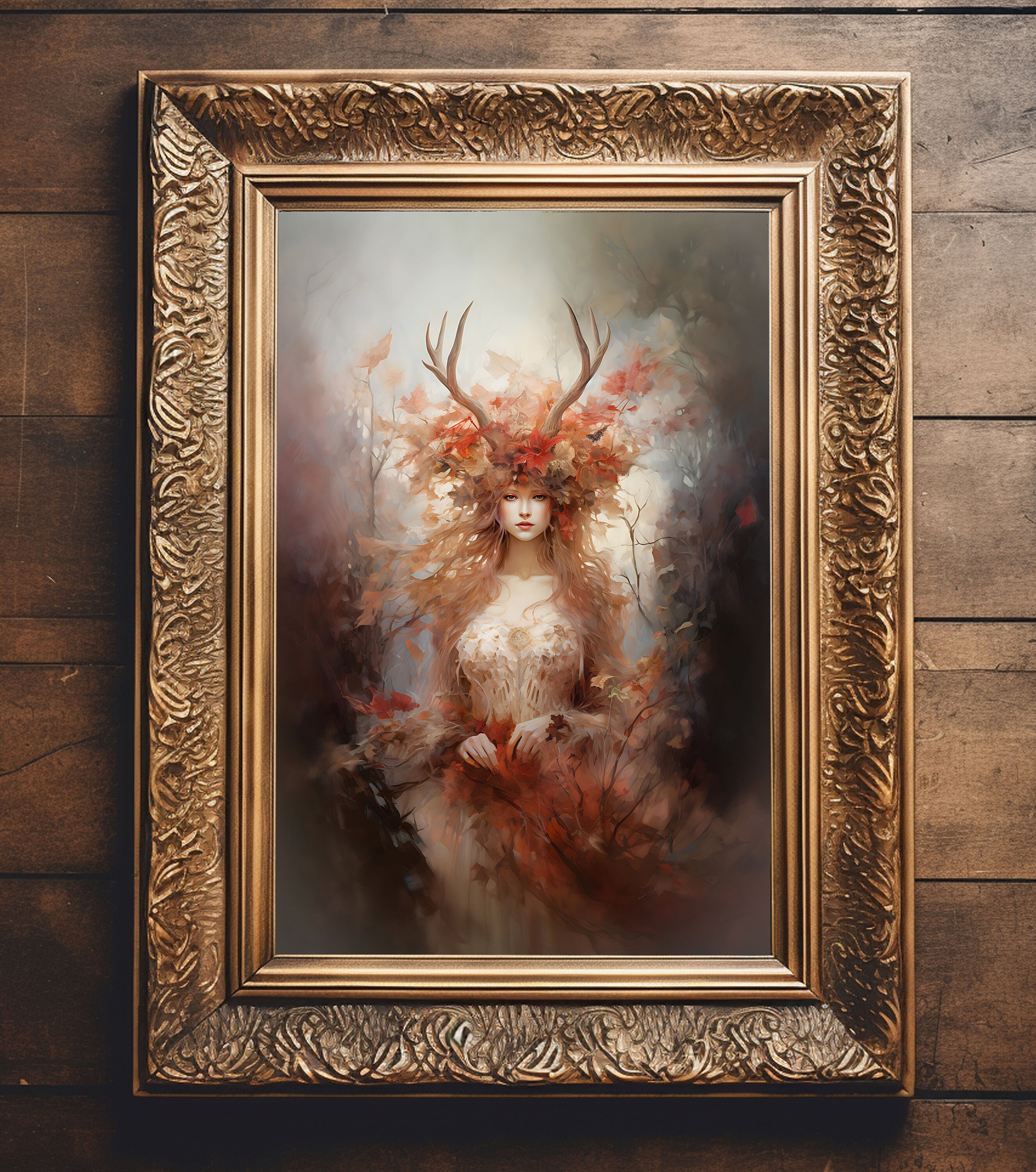 Druid Art Fantasy Art Mythical Art Magical Art Digital - Etsy