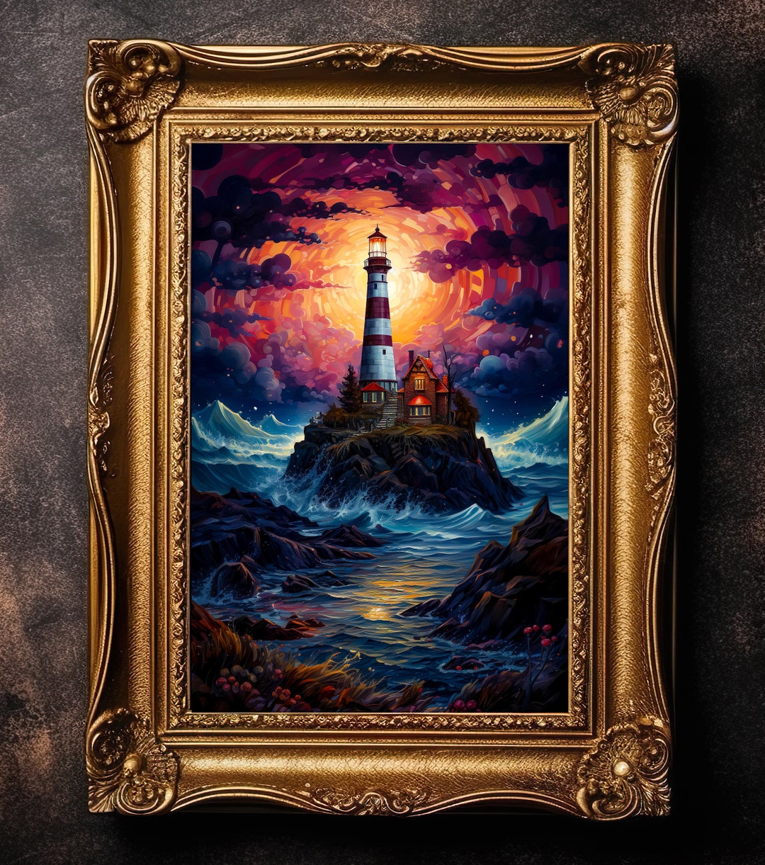 Lighthouse Art, Mythical Art, Magical Art, Fantasy Landscape Art ...