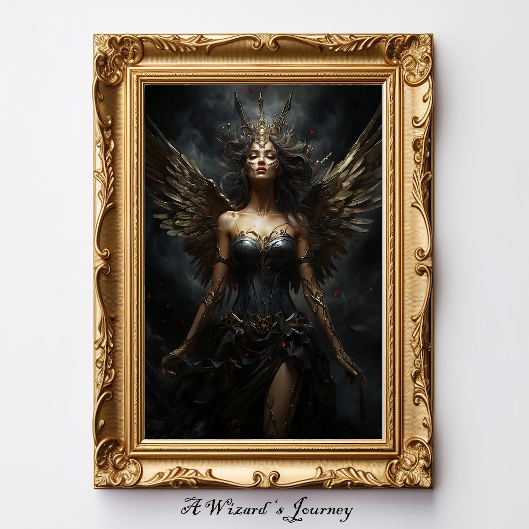 Nyx Greek Goddess of Night Art, Greek Mythology Art , Fantasy Art ...