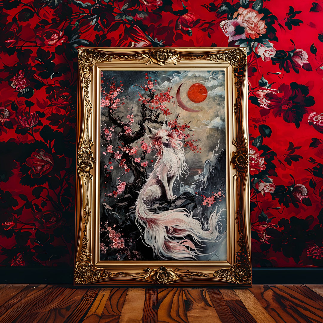 Kitsune Magical Fox, Japanese Folklore, Japanese Mythology, Vintage ...