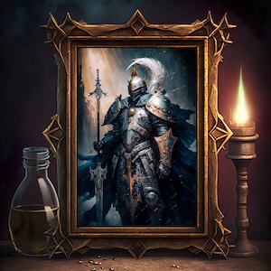 Paladin Art, Knight Art, Fantasy Art, Mythical Art, Magical Art ...
