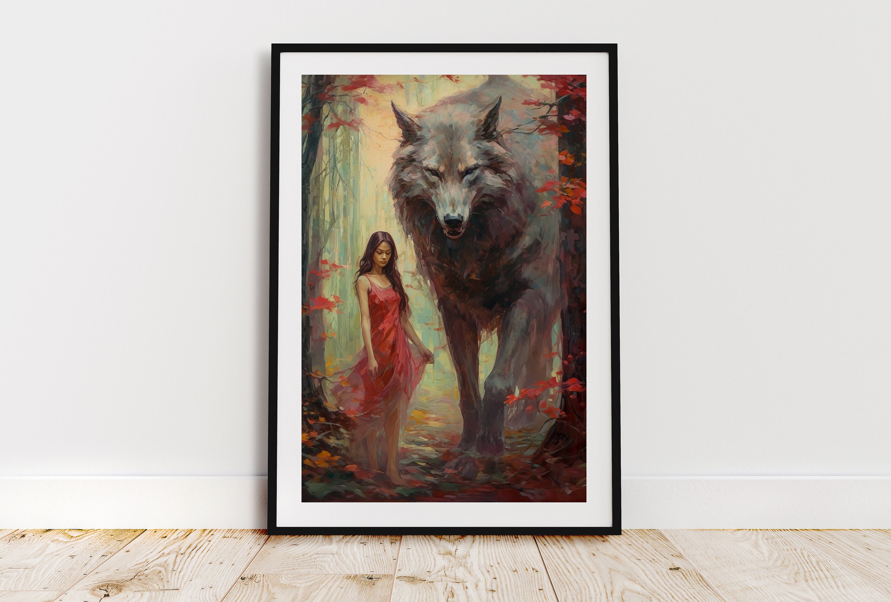 Wolf Art Fantasy Art Mythical Art Magical Art Fantasy - Etsy