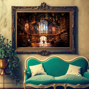 Fantasy Library Art, Books and Reading Art, Fantasy Art, Mythical Art ...