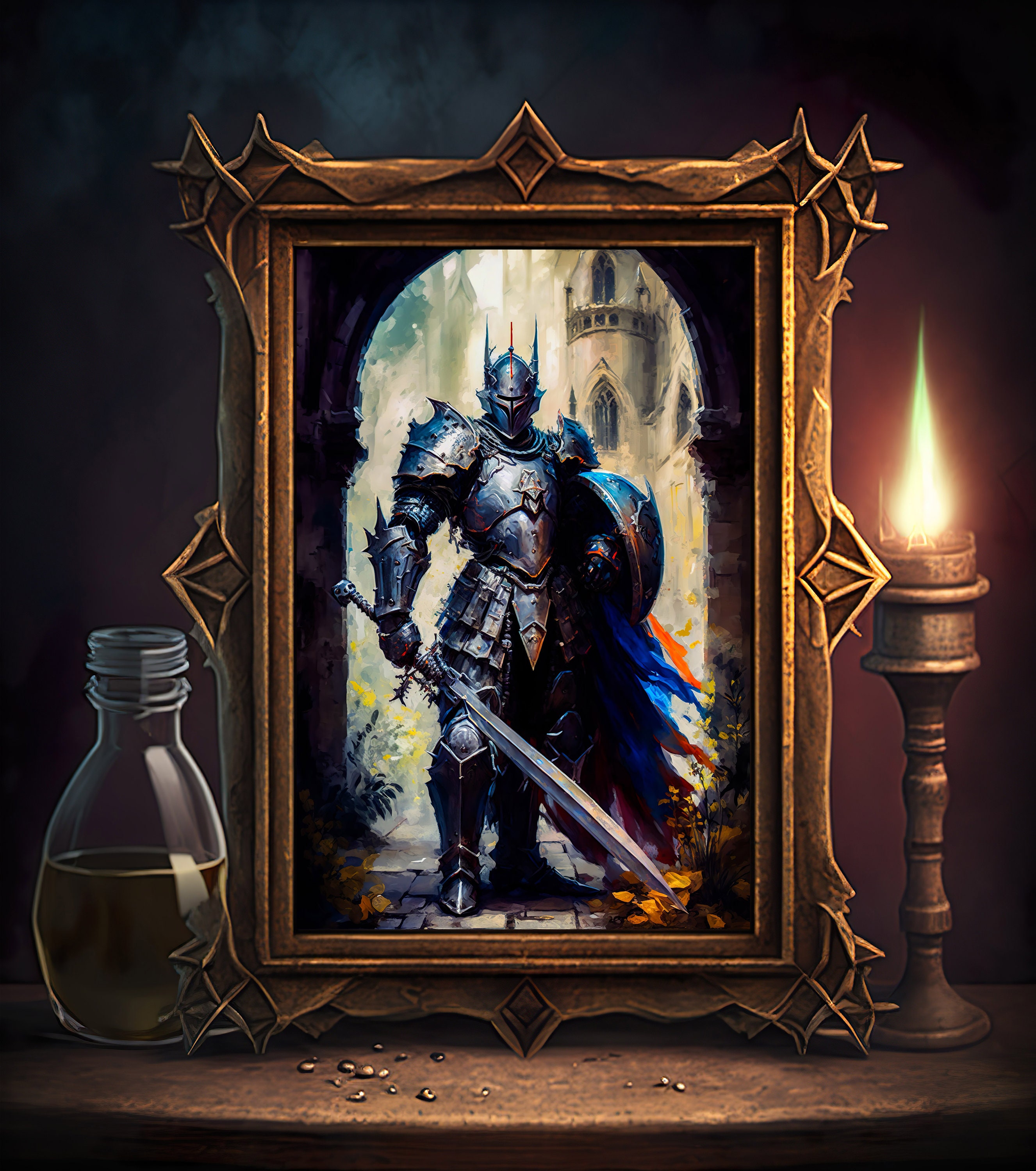 Paladin Art, Knight Art, Fantasy Art, Mythical Art, Magical Art ...