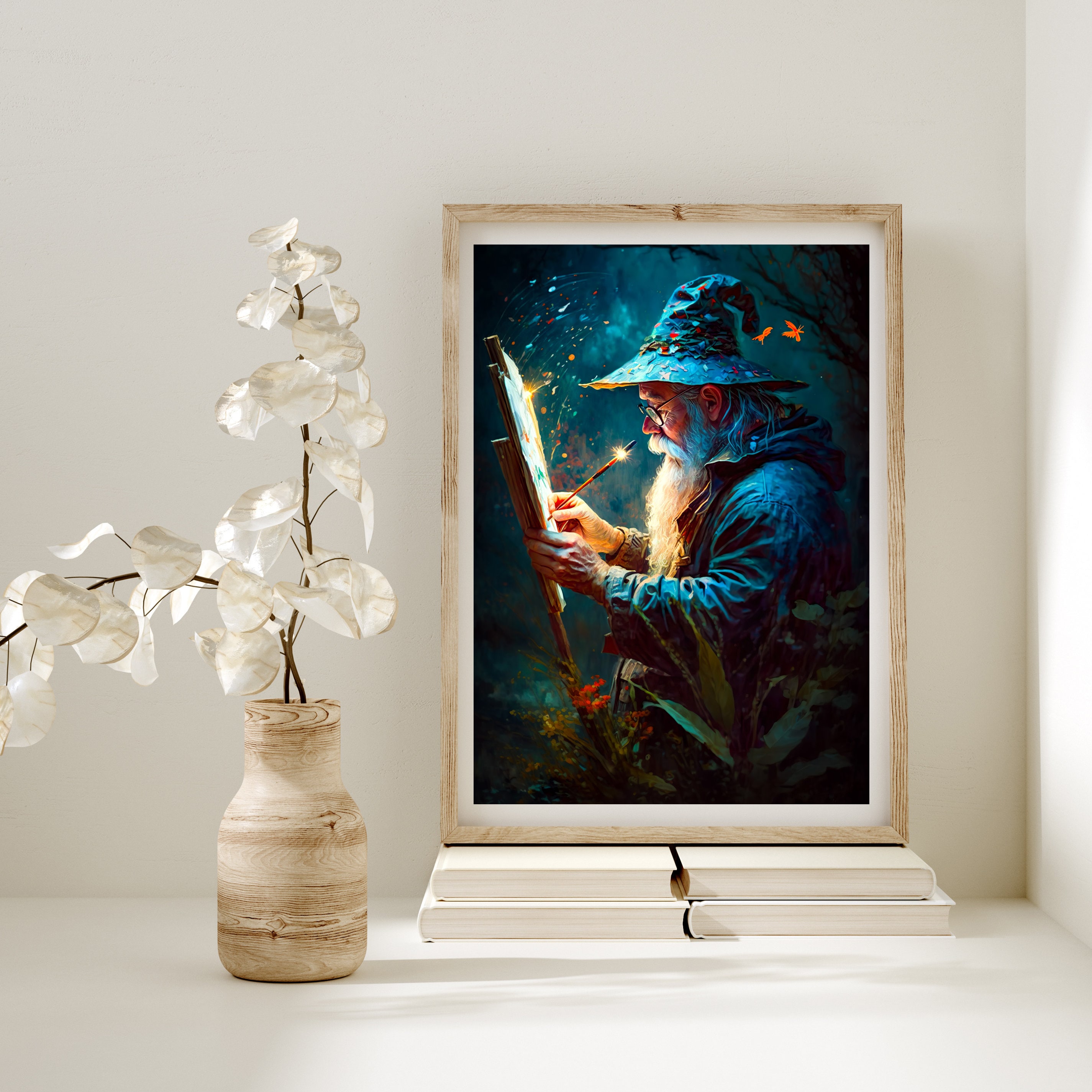 Wizard Art, Fantasy Art, Mythical Art, Magical Art, Digital Download ...