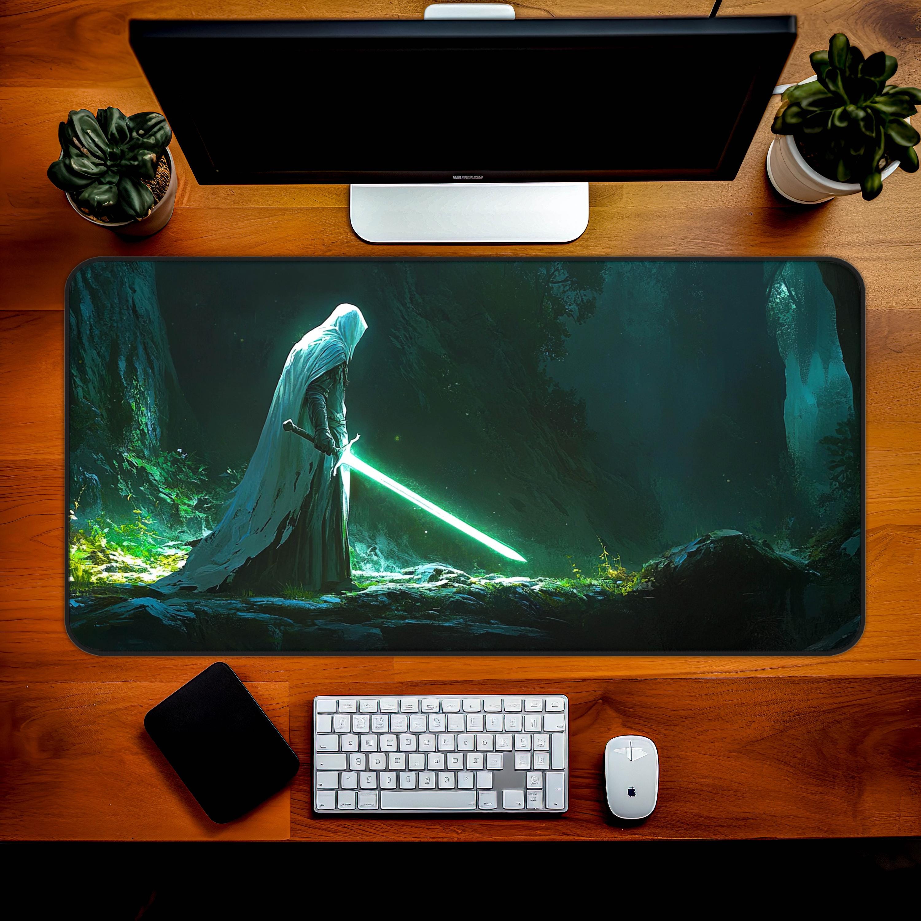Dark Souls Sword Desk Mat Dark Paladin Knight DND Mousepad RPG Mouse ...