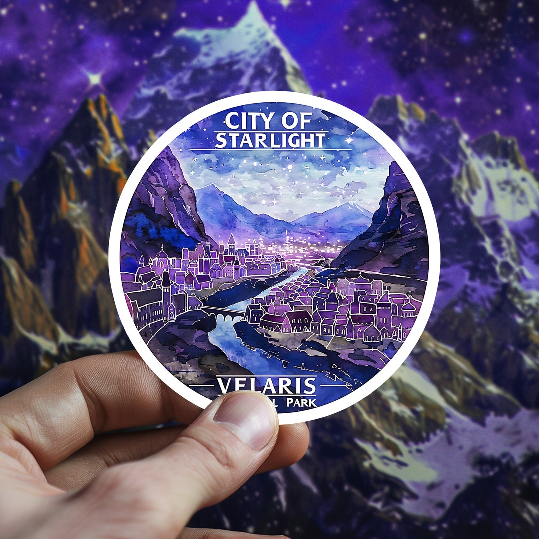 Velaris National Park Sticker Waterproof Vinyl Sticker A Court of ...