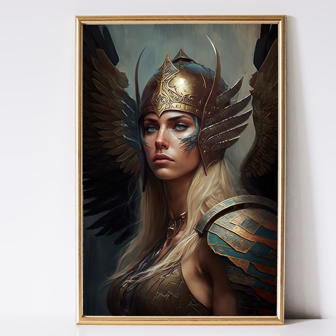 Valkyrie Art, Norse Mythology Art , Fantasy Art, Mythical Art, Magical ...