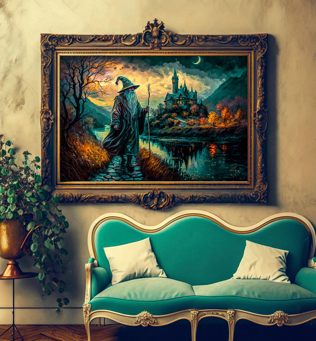 Wizard Art, Fantasy Art, Mythical Art, Magical Art, Digital Download ...