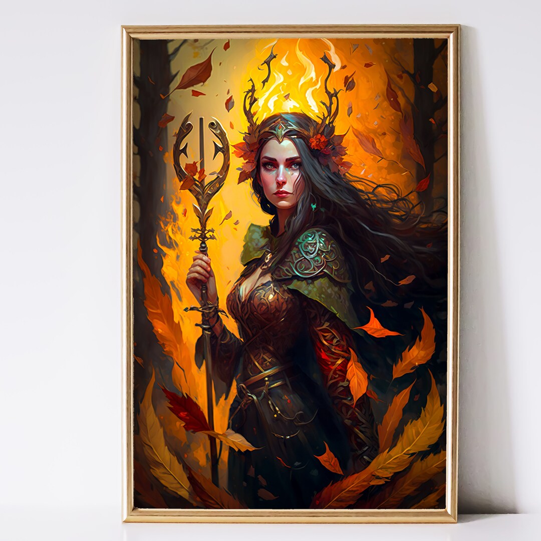 Druid Art, Fantasy Art, Mythical Art, Magical Art, Digital Download ...