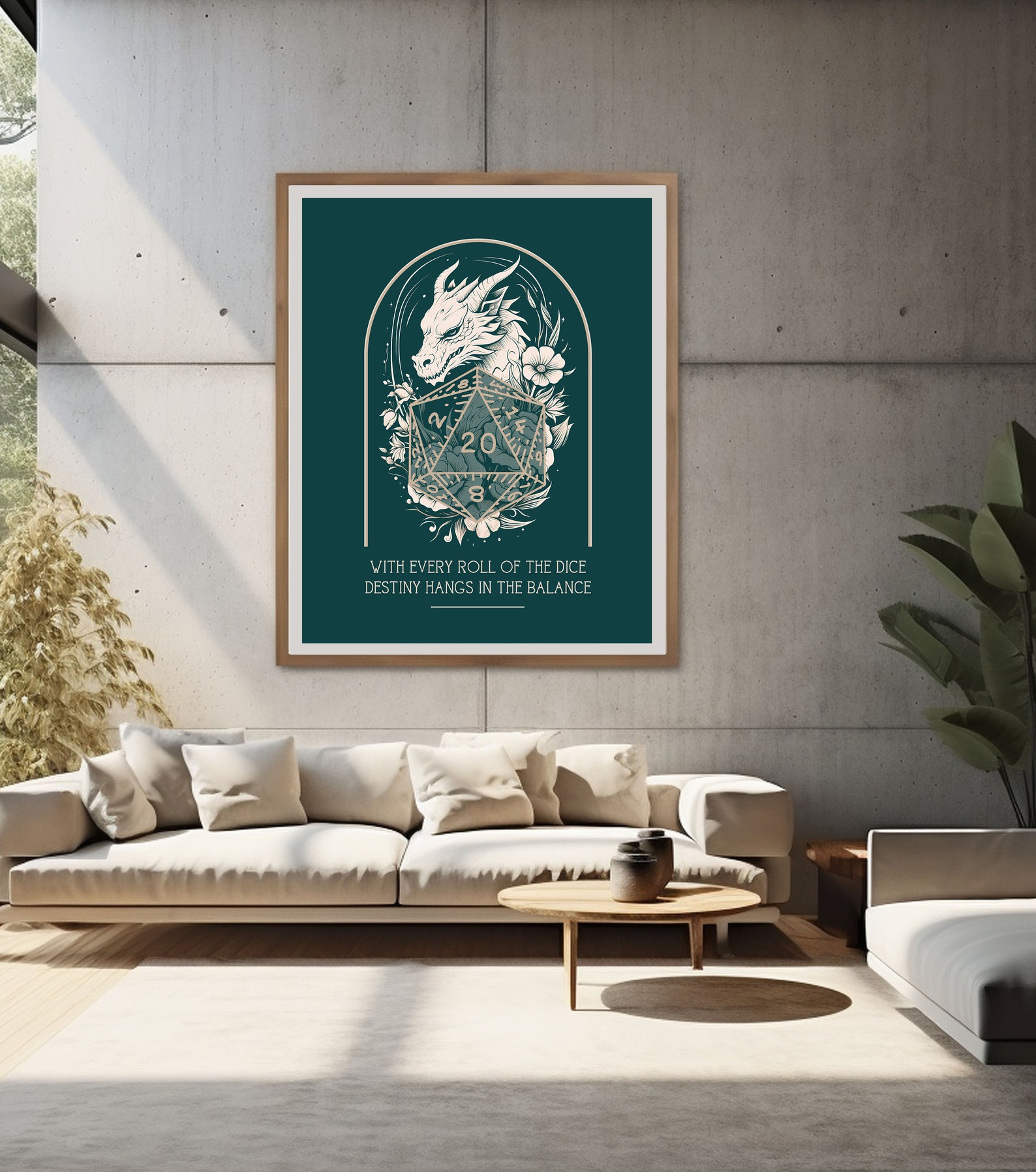 Dnd Artwork Bundle, Set of 3, Minimal Fantasy Gallery Wall, Gaming Room ...